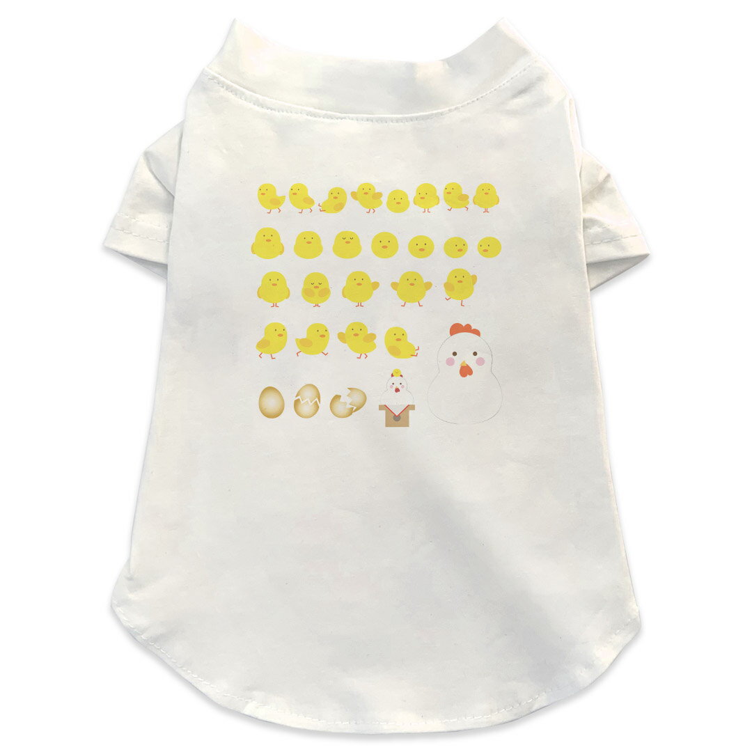 犬専用Tシャツ 選べる5size 小型犬 袖あり 半袖 ホワイト デザイン T shirt XS S M L XL ペットウェア ペット服 カジュアル おしゃれ コットン 綿商品特徴・袖ありペット用Tシャツ！・さらりとした触り心地のTシャツ...