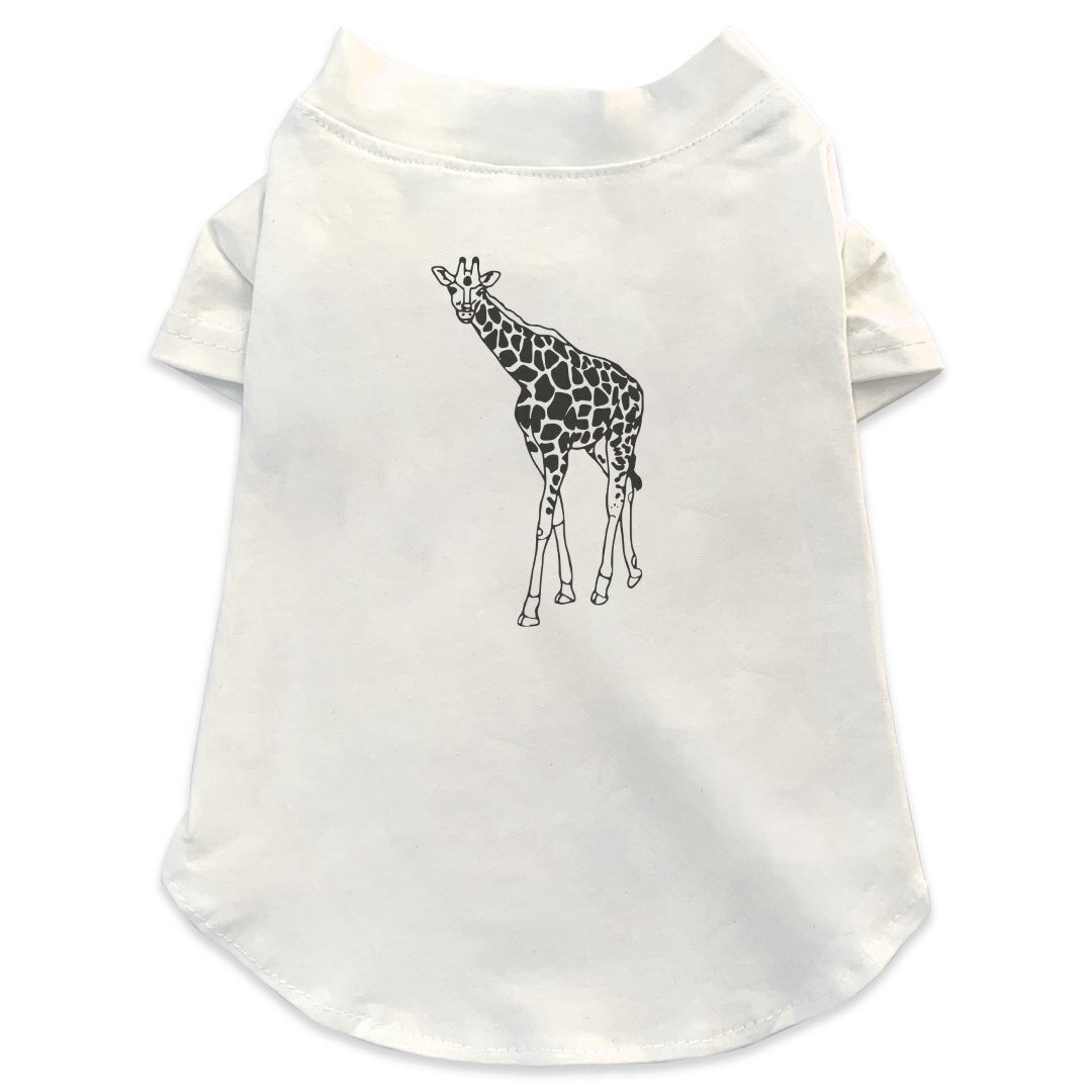 犬専用Tシャツ 選べる5size 小型犬 袖あり 半袖 ホワイト デザイン T shirt XS S M L XL ペットウェア ペット服 カジュアル おしゃれ コットン 綿商品特徴・袖ありペット用Tシャツ！・さらりとした触り心地のTシャツ...