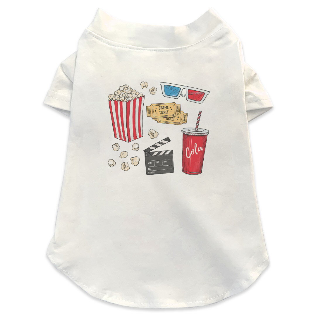 犬専用Tシャツ 選べる5size 小型犬 袖あり 半袖 ホワイト デザイン T shirt XS S M L XL ペットウェア ペット服 カジュアル おしゃれ コットン 綿商品特徴・袖ありペット用Tシャツ！・さらりとした触り心地のTシャツ...
