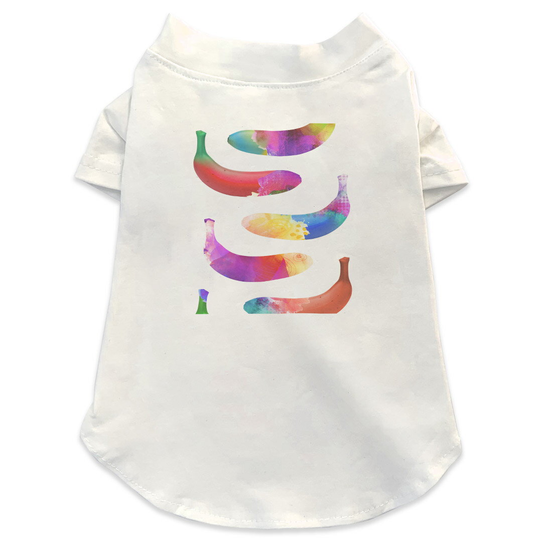 犬専用Tシャツ 選べる5size 小型犬 袖あり 半袖 ホワイト デザイン T shirt XS S M L XL ペットウェア ペット服 カジュアル おしゃれ コットン 綿商品特徴・袖ありペット用Tシャツ！・さらりとした触り心地のTシャツ...