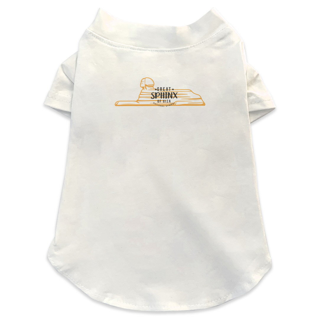 犬専用Tシャツ 選べる5size 小型犬 袖あり 半袖 ホワイト デザイン T shirt XS S M L XL ペットウェア ペット服 カジュアル おしゃれ コットン 綿商品特徴・袖ありペット用Tシャツ！・さらりとした触り心地のTシャツ...