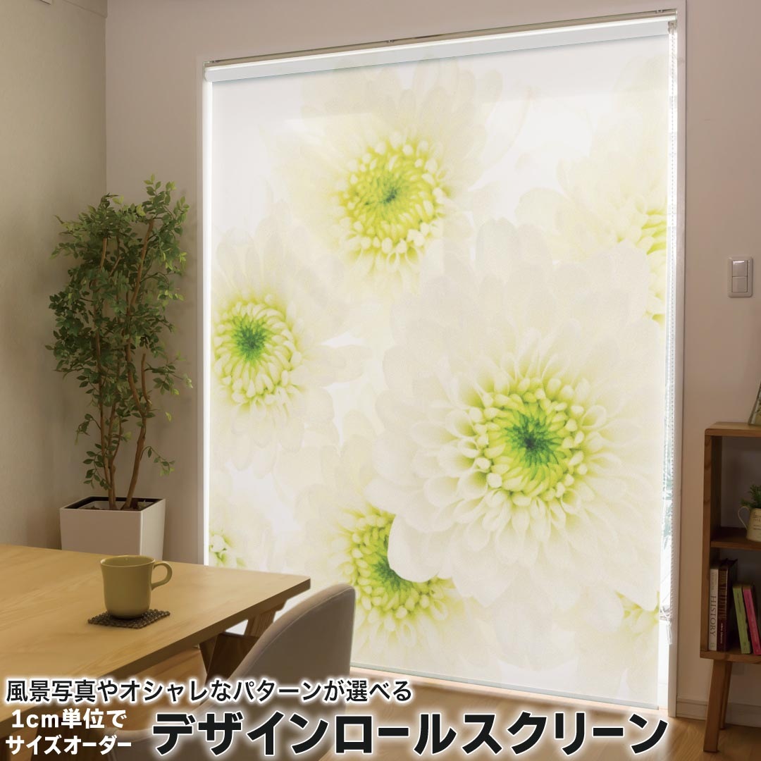 商品特徴・1cm単位でサイズオーダー可能なロールスクリーン・美しい写真やイラスト、パターンからデザインが選べる・操作方法や取付位置が選べるので様々な場面に対応注意事項【色味について】商品画像はサンプルですので、ご覧の環境によっては多少色味に...