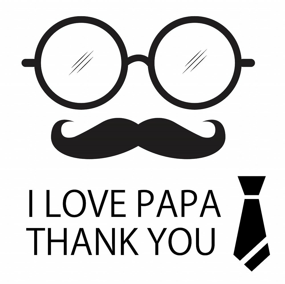 父の日☆ シール式ウォールステッカー ウォールステッカー 飾り 60×60cm easter 壁紙 Father s Day 花 プレゼント dad パパ 親父 お父さん 剥がせる カッティングシート wall sticker 雑貨 DIY...