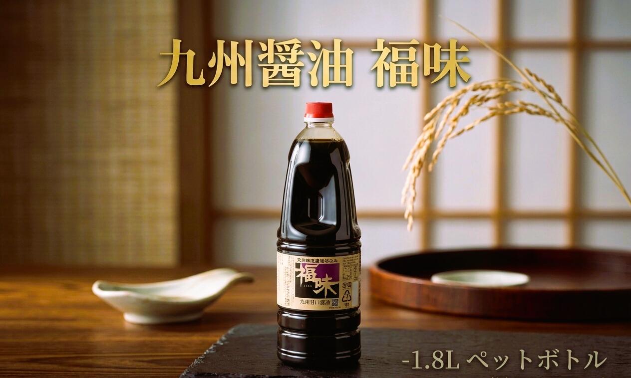 創業160年・大分の伝統が生んだ極上の「福味」 ～天然醸造（本醸造）醤油の深いコクと芳醇な香り～ ■ 当社一押し。本場大分の「甘口」仕込み 「福味」は、自然の豊かな気候の中でじっくりと発酵・熟成させた本物の「もろみ」を使用しています。 天然...