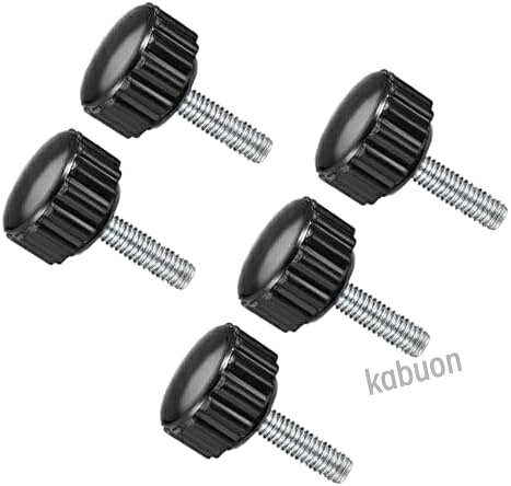 ナット付きノブサイズ。スレッドサイズはM4（0.7mmピッチ）、スレッド長は15mm、ヘッド直径は16mm、全長は27mm。壊れたノブの交換に最適なナット付きノブです。必要に応じてノブを交換してください。幅広い用途に対応。手ボルト付きナット...