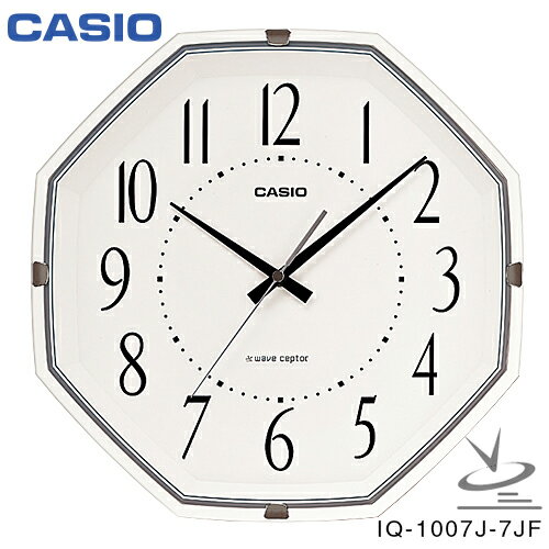 ◆カシオ CASIO 電波 掛 時計 IQ-1007J-7JF 希望小売価格 オープン価格 ※メーカー希望小売価格はメーカーサイトに基づいて掲載しています。 枠材 樹脂(ホワイト)/風防 : ガラス サイズ・重さ 約 330x 330x 4...