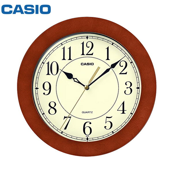 ◆カシオ 掛 時計 IQ-135-5JF シンプル クオーツ アナログ CASIO 希望小売価格 オープン価格 ※メーカー希望小売価格はメーカーサイトに基づいて掲載しています。 枠色 木枠(MDF/濃茶木)/前面：ガラス サイズ・重さ 縦 ...