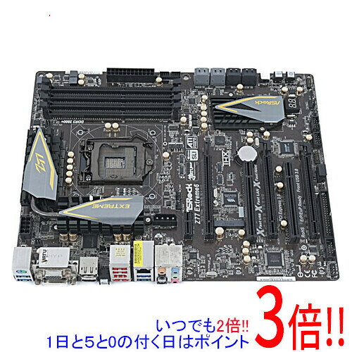 商品名【中古】ASRock製 ATXマザーボード Z77 Extreme6 LGA1155商品状態 動作確認済の中古品です。 ※PCIEスロットのロックが一部破損しています。 ※中古品ですので、傷、汚れ等ある場合がございます。ご理解の上、ご...