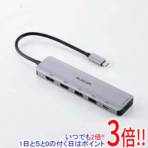 商品名ELECOM ドッキングステーション6in1 DST-M060BPSV シルバー商品状態新品型番DST-M060BPSV [シルバー]仕様メーカー:エレコム(ELECOM)[基本スペック]タイプ ドッキングステーションインターフェイス...