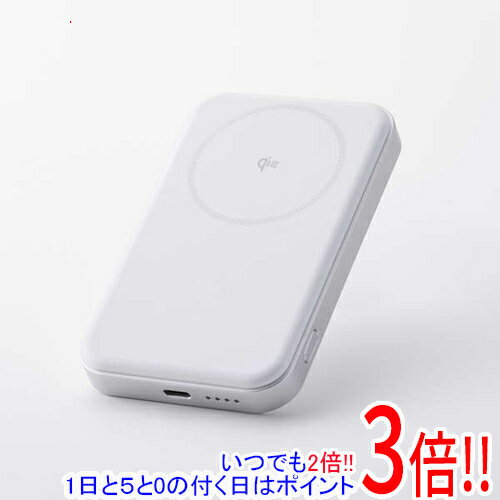 商品名ELECOM Qi2ワイヤレスモバイルバッテリー 5000mAh/20W DE-C68-5000WH ホワイト商品状態新品です。商品説明Qi2規格に対応したワイヤレスモバイルバッテリー商品名Qi2ワイヤレスモバイルバッテリー(5000...