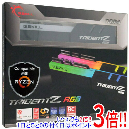 商品名【中古】G.Skill デスクトップ用 F4-3200C16D-16GTZRX DDR4 PC4-25600 8GB 2枚組 元箱あり商品状態動作確認済みの中古品です。※中古品のため、使用感や傷、汚れ等がある場合がございます。商品名メ...