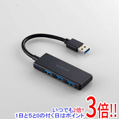 商品名ELECOM製 USB 5Gbpsハブ 3ポート U3H-H030BK ブラック商品状態新品型番U3H-H030BK [ブラック]仕様メーカー:エレコム製（エレコム株式会社）[基本スペック]タイプ USBハブ電源供給 バスパワーインタ...