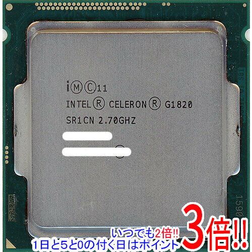 商品名【中古】Celeron Dual-Core G1820 2.7GHz LGA1150 SR1CN商品状態 動作確認済みの中古品です。 ※中古品ですので、傷、汚れ等ある場合がございます。 ご理解の上、ご検討お願いします。 商品名 Cel...