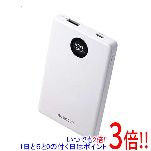 商品名ELECOM 半固体モバイルバッテリー 5000mAh/22.5W DE-C85-5000WH ホワイト商品状態新品の商品です。型番DE-C85-5000WH [ホワイト]仕様[基本仕様]バッテリー容量 5000 mAhポート数 US...