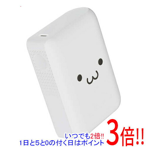 商品名ELECOM 触覚フィードバック搭載 モバイルバッテリー DE-C78L-10000WF しろちゃん(ホワイト×ブラック)商品状態 新品です。 商品説明 手で触れて、直感的に使えるモバイルバッテリーです。電池残量や充電状況を、本体が振...