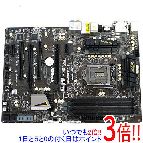商品名【中古】ASRock製 ATXマザーボード Z77 Extreme4 LGA1155商品状態 動作確認済の中古品です。 ※中古品ですので、傷、汚れ等ある場合がございます。ご理解の上、ご検討お願いします。商品名 ATXマザーボード 型番...