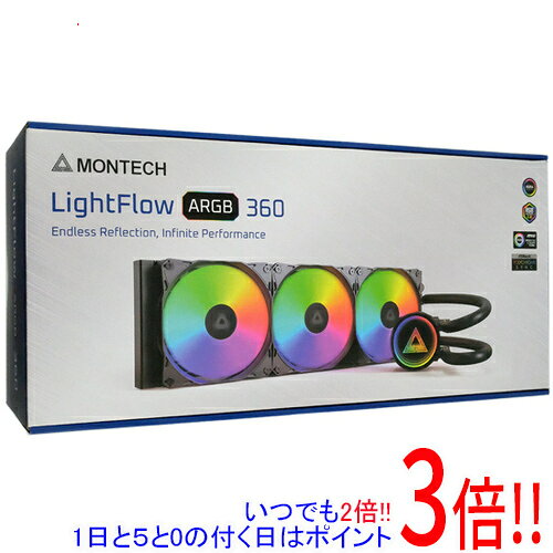 商品名MONTECH 水冷CPUクーラー LightFlow ARGB 360 ブラック商品状態新品の商品です。商品名水冷CPUクーラー型番LightFlow ARGB 360 [ブラック]仕様[対応ソケット]Intel対応ソケット LGA...