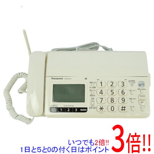 商品名【中古】Panasonic ファクス 親機のみ KX-PZ218 本体のみ 本体いたみ商品状態動作確認済みの中古品です。※中古品のため、使用感や傷、汚れ等がある場合がございます。日焼けによる色あせがございます。※外観上の変色であり、商...