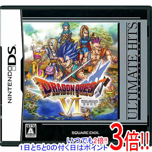 商品名【中古】ドラゴンクエストVI 幻の大地 アルティメットヒッツ DS カバーいたみ商品状態開封済みの中古品です。☆ケース・説明書付き！※紙カバーに破れ・キズ・日焼けなどの傷みが見られます。※本商品は、製品の性質上、返品はお受けできません...