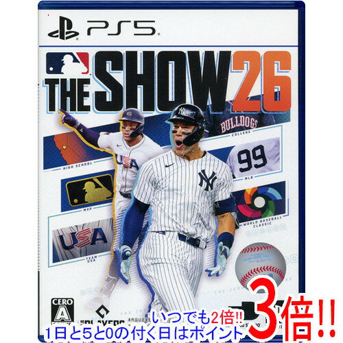 商品名【中古】MLB The Show 26 英語版 PS5商品状態開封済みの中古品です。☆ケース付き！※プロダクトコードは付属しません。※本商品は、製品の性質上、返品はお受けできませんのでご了承ください。仕様ジャンル スポーツCERO 「...