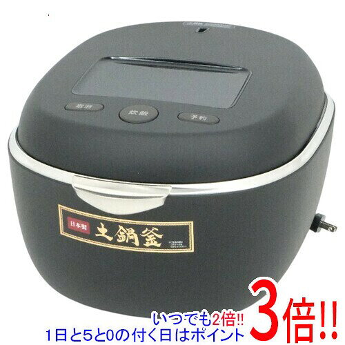商品名【延長保証対応!!】TIGER 土鍋圧力IHジャー炊飯器 土鍋ご泡火炊き 5.5合炊き JRT-A100-KS 墨黒商品状態新品の商品です。型番JRT-A100-KS [墨黒]仕様[基本仕様]炊飯量 5.5 合タイプ 圧力IH炊飯器内...