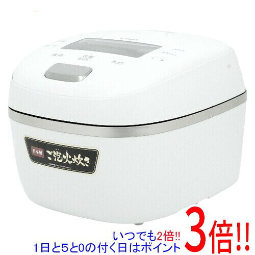 商品名【延長保証対応!!】TIGER 圧力IHジャー炊飯器 炊きたて ご泡火炊き 5.5合炊き JRI-S100-WO オフホワイト商品状態新品の商品です。型番JRI-S100-WO [オフホワイト]仕様[基本仕様]炊飯量 5.5 合タイプ...