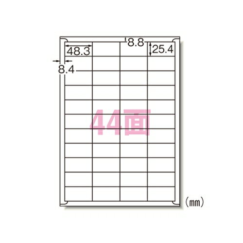 ●規格：A4判44面●1片寸法：縦25．4×横48．3mm●紙種：上質紙●総紙厚：0．13mm