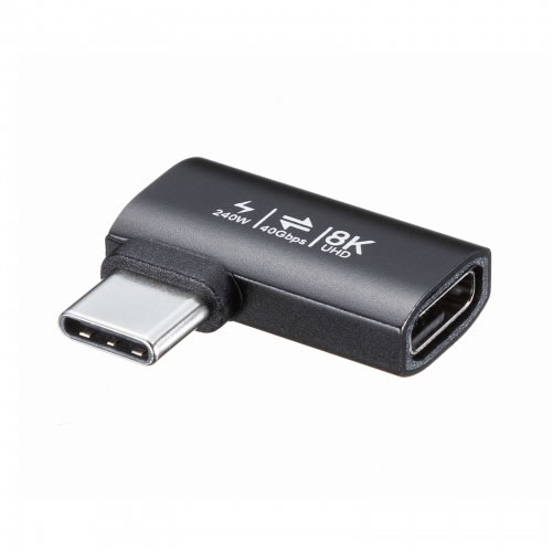 最大40Gbpsと240W対応、映像出力もできるL字型Type-Cアダプタ。・わずかな厚みで、薄型ノートパソコンでもはみ出さず、機器が浮きません。・ノートパソコンの他に、スマホ、ゲーム機器やタブレットなど、さまざまなtype-Cデバイスに対...