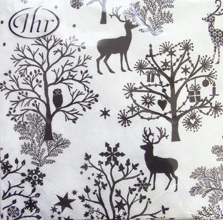 ■生産：ドイツ　 ■素材：パルプ　 ■サイズ：33x33cm■枚数：5枚入り世界的に有名な紙ナプキンの生産メーカー、IHR社のペーパータオル。デコパージュやお弁当等使い方はみなさんアイデア色々。ギフトラッピングペーパーとしてもおすすめ。色柄...