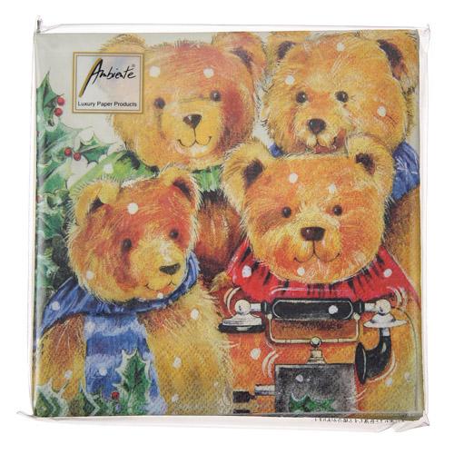 ■生産：ヨーロッパ各地　 ■素材：パルプ　 ■サイズ：33x33cm■枚数：10枚入りカラフルでユニークなキッチンアイテムを多数展開するアンビエンテ社のペーパータオル。デコパージュやお菓子を包んだりラッピングに使っています。ギフトラッピング...
