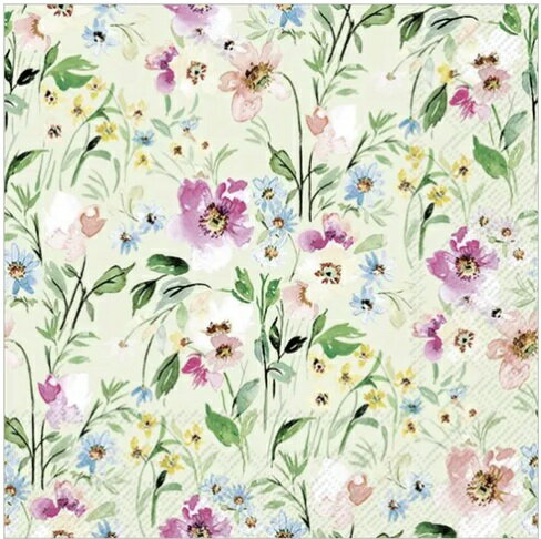 ■生産：ドイツ　 ■素材：パルプ　 ■サイズ：33x33cm 紙ナプキンの一流メーカーIHR社製。使用のインクは無害です。色柄がプリントされたペーパーと無地の3枚重ねになっています。デコパージュなどのクラフトはもちろん、お菓子を差し上げたり...