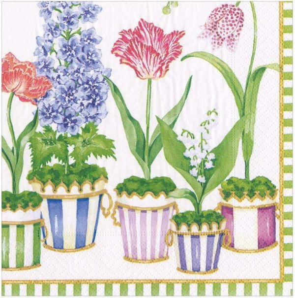 ■生産：ドイツ　 ■素材：パルプ　 ■サイズ：25x25cm　※画像は4つ折りにした状態です■枚数：10枚入り他社にはない綺麗な色柄が、Caspariの良さ。3枚重ねでしっかりとしており、環境保全に配慮したFSC認証の木材を使用しております...