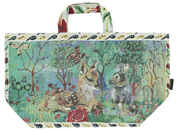 パリのデザイナー『ナタリー・レテ』のマチ付きトートバッグ。 ゴブラン風の高級感のある質感です。 ※画像2と3はイメージです。 ◆内ポケットなし ◆サイズ：46x26xマチ16cm ◆素材： ポリエステル68% 綿21% レー ヨン7% ナイ...