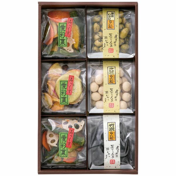 ポイント特別な日の贈り物としておすすめしたい「六つの彩」豆徳のこだわりが詰まった3種類の豆菓子と野菜・果物チップスを、彩り豊かに詰め合わせました。「選ぶ楽しさと、感謝の心を豆徳のお菓子に込めて」。そんな想いを形にしたギフトセットです。見た目...