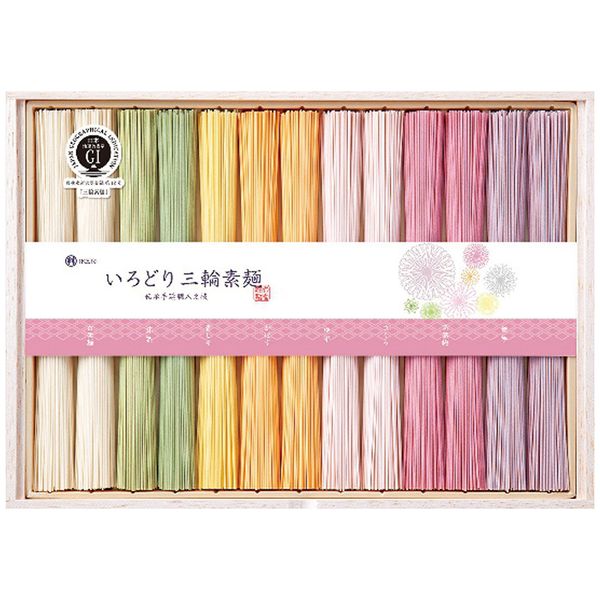 ポイント強いコシとなめらかな喉ごし、そして素麺を熟成させることで生まれるオリジナルブレンドの小麦の香り。今も昔も変わることなく一本一本丁寧につくられる手延べ素麺に和の素材を練り込み、絶妙な色合いで味だけでなく見た目の美しさにもこだわりました...