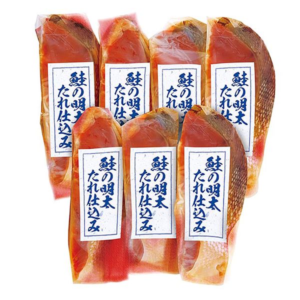 ポイント明太子用の調味液をベースにした漬けだれに、北海道産秋鮭の切身を丁寧に漬け込みました。弱火でじっくりと焼いてお召し上がりください。程よい辛さでご飯も進みます。※写真はイメージです。内容・デザイン等変更になる場合があります。予めご了承く...