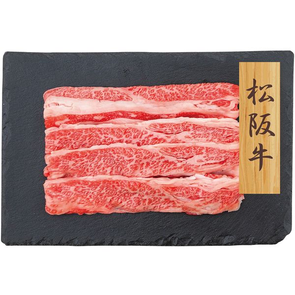 ポイント溶けるような霜降りとやわらかな肉質をお楽しみいただけます。※写真はイメージです。内容・デザイン等変更になる場合があります。予めご了承ください。箱サイズ18.5×26.5×7cm現品サイズ・内容松阪牛バラスライス250g重さ390g製...