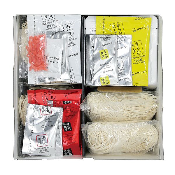 ポイント一風堂の定番メニューの『熟成なめらか白丸』と『濃厚コク旨赤丸』に豆板醤や甜麺醤などを独自に配合したからか味噌をトッピングした『超絶ウマ辛からか』を詰合せました。お鍋一つで調理できる「煮込みタイプ」※写真はイメージです。内容・デザイン...
