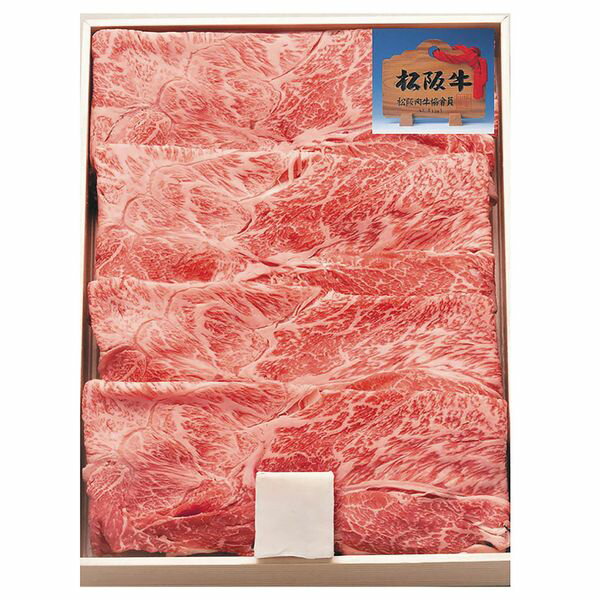 ポイント自然豊かな三重県で一頭一頭丁寧に育まれた肉の芸術品「松阪牛」。その肉質は、温かみのある色彩、甘く、柔らかく、風味豊かな味わいが口の中いっぱいに広がります。※写真はイメージです。内容・デザイン等変更になる場合があります。予めご了承くだ...
