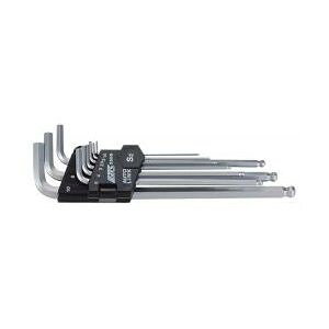 適合9本セットサイズ：1.5・2・2.5・3・4・5・6・8・10mm　専用ホルダー付き【JTC】6角L型レンチセット　首振り JTC3505 レンチ【注意事項】こちらのページの商品は、メーカー直送の商品となります。お届け先が、北海道、沖縄...