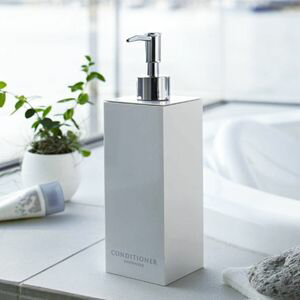 サイズ約幅7.0×奥行7.0×高さ23.0（cm）材質容器・フタ：ABS樹脂ポンプ：ステンレスパイプ：ポリエチレンパッキン：シリコン樹脂容量550(ml)備考　【カラー】ホワイト　【生産国】中国関連商品シャンプー用ツーウェイディスペンサーM...