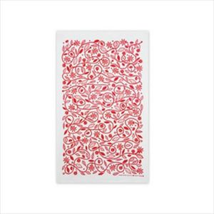 サイズ約 縦75.0×横47.0（cm）材質綿100％備考　【カラー】レッド　【生産国】イギリス関連商品北欧デザイナーズキッチンクロス綿バードブラック北欧デザイナーズキッチンクロス綿バードブルー北欧デザイナーズキッチンクロス綿フィッシュブラ...