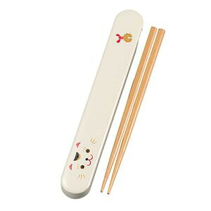 サイズ箸箱/約 幅19.5×奥行2.7×高さ1.3(cm)箸/18cm材質箸箱/ABS樹脂箸/天然木備考　【カラー】まねきねこ　【生産国】日本　【セット内容】箸、ケース　【備考】食器洗浄器：非対応※こちらの商品はひとつひとつ手作業による塗り...