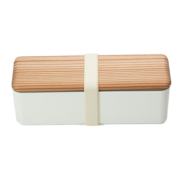 サイズ約 幅17.8×奥行5.6×高さ6.4（cm）重量：約120g材質本体・仕切り：ポリプロピレンフタ：木中ブタ：SEBS樹脂熱可塑性エラストマーゴムバンド：レーヨン、ポリエステル、ラバー容量約400ml備考　【カラー】ホワイト　【生産国...