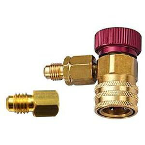 商品説明脱着しやすいダイヤル式　オーバーホール可●デンゲン用アダブター付(サイズ：M12×1.75)(YP5426)●クイックカプラー●外径：26mm　内径：16.2mm　　●R-134a用高圧【JTC】高圧カプラー　JTC6720H詳細【...