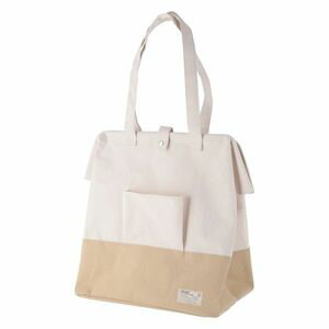 商品サイズ（mm）全体：幅370×奥行260×高さ420、内容量：40L商品重量（kg）0.5素材材質：■本体：綿70%/ポリエステル30%[PEコーティング(内側)] ■留め具：鉄カラー（柄）ベージュ入数3点JANコード495398070...