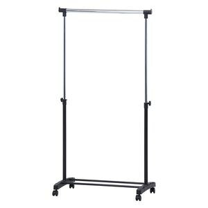 商品サイズ（mm）全体：幅750×奥行430×高さ895〜1470、耐荷重(全体)：15kg、パイプ直径：30mm商品重量（kg）1.3素材材質：■構造部材：金属(鋼) ■表面加工：メッキ(クロム)/エポキシ樹脂塗装 ■ベース部：ポリプロピ...