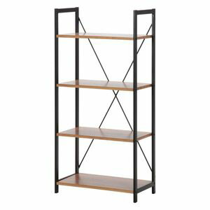 商品サイズ（mm）全体：幅600×奥行325×高さ1260、耐荷重(全体)：8kg、耐荷重(棚板)：2kg、棚板厚：18mm商品重量（kg）12素材材質：■構造部材：金属(鋼) ■表面加工：エポキシ樹脂塗装 ■棚板：合成樹脂化粧繊維板(塩化...