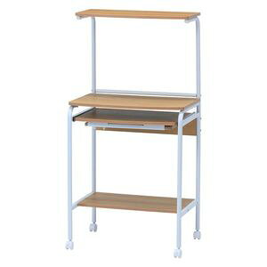 商品サイズ（mm）全体：幅600×奥行480×高さ1220、耐荷重(天板)：5kg、耐荷重(上部棚板)：15kg、耐荷重(下部棚板)：3kg、耐荷重(キーボドトレー)：3kg、耐荷重(マウストレー)：0.5kg商品重量（kg）15.7梱包サ...