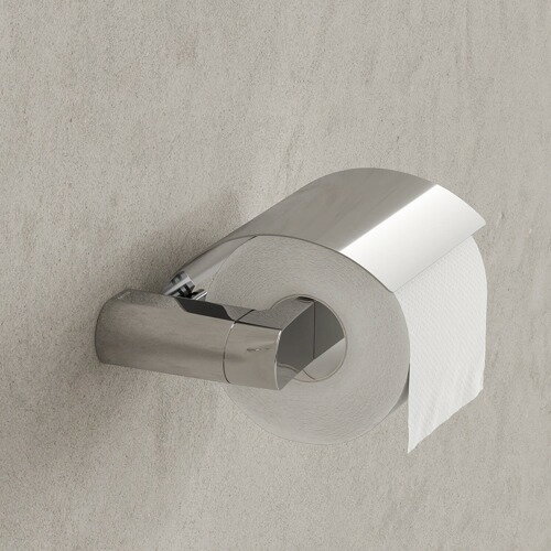 デザインの国、オランダから届いたアクセサリー。パウダールームに不可欠なアイテムを取りそろえました。丸みのある有機的なかたちが上品な空間に仕上げます。光沢のあるシルバーが美しいクロム仕上げのペーパーホルダーです。【色 カラー 仕上げ】銀色 シ...